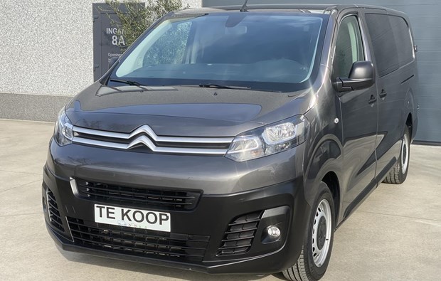 Citroen Jumpy dubbele cabine-6plaatsen-2schuifdeuren-GPS-trekhaak